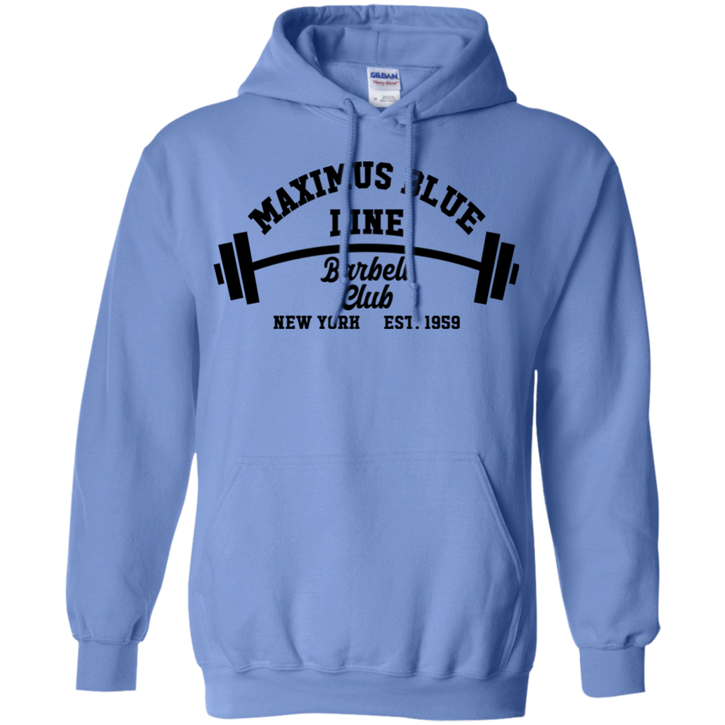 Maximus Blue Line Barbell Club Hoodie 8 oz.